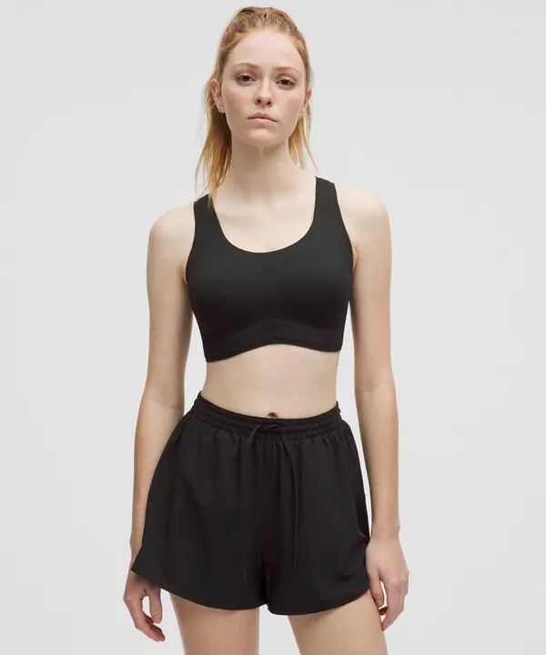 Lululemon Go Further Bra With Support Code Technology - Black