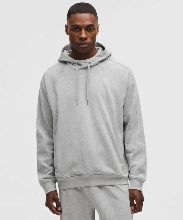 Lululemon French Terry Pullover Hoodie - Heathered Core Light Grey