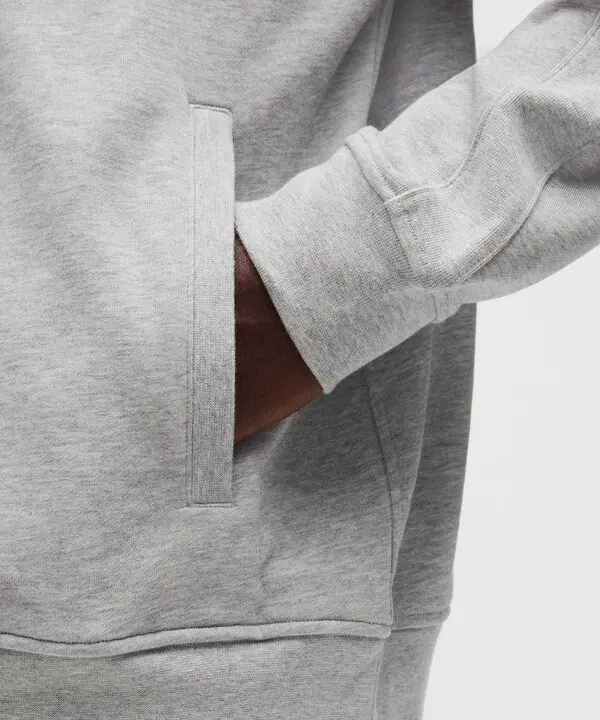Lululemon French Terry Pullover Hoodie - Heathered Core Light Grey