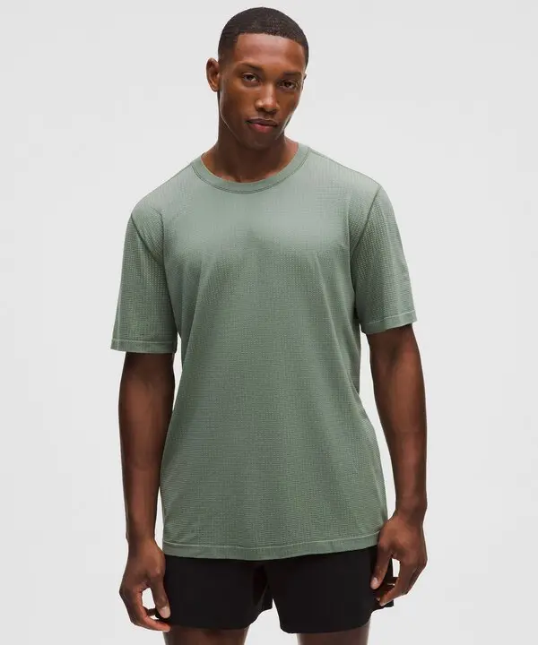 Lululemon Metal Vent Tech Relaxed-fit Short-sleeve Shirt - Meadow Haze/willow Leaf
