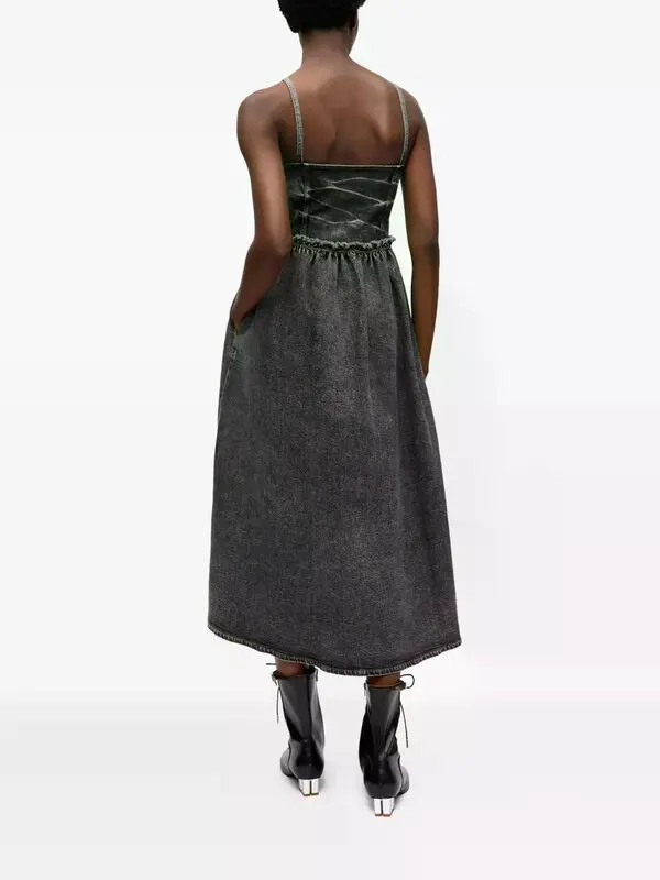 GANNI Denim Midi Dress