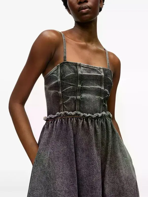 GANNI Denim Midi Dress