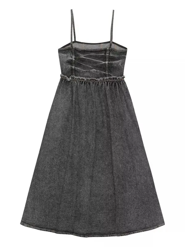 GANNI Denim Midi Dress