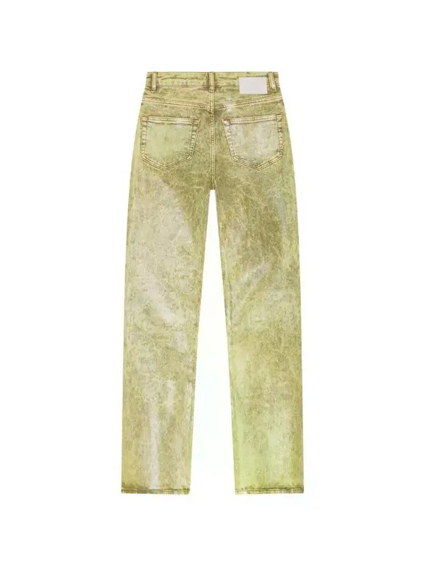 GANNI Foil Flared Jeans