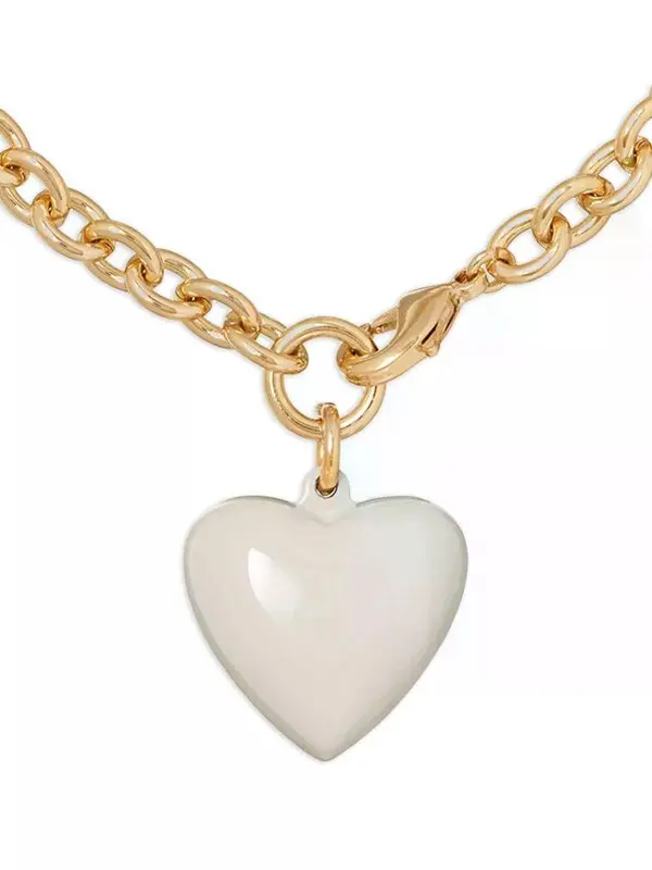 ROXANNE ASSOULIN The Mini Puffy Heart Charm Bracelet - Neutrals