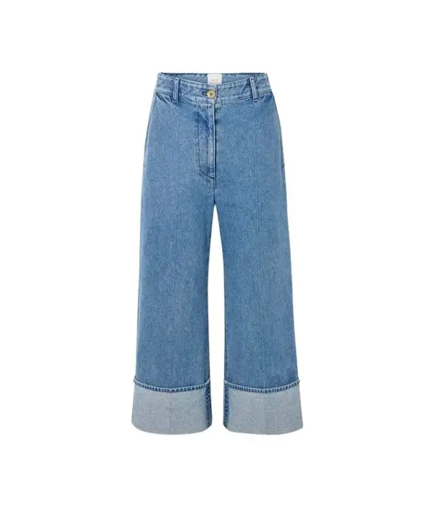 PATOU Iconic High-rise Straight-leg Jeans - Blue
