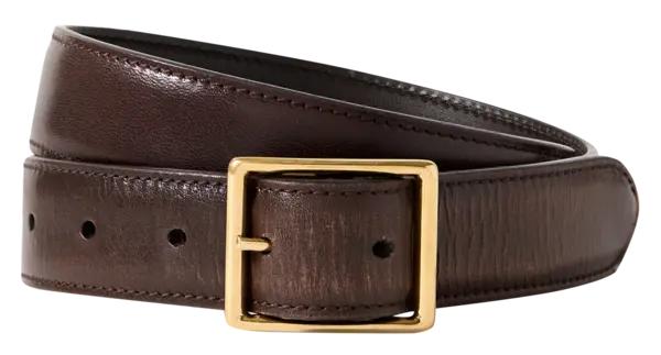 NILI LOTAN Gabriele Leather Belt - Brown