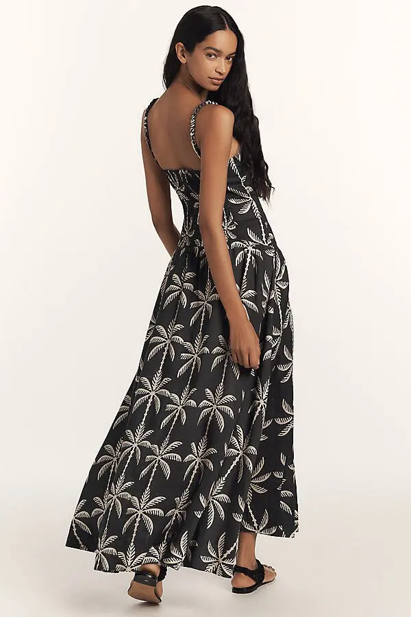 la maise studio gathered drop waist maxi dress Elandra Maxi Dress main image 1