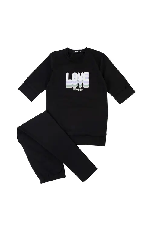 NOGGIWEAR Layers Of Love Loungewear Set - Black