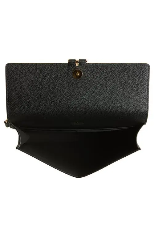 TOM FORD Tara Leather Wristlet - Black