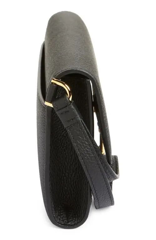 TOM FORD Tara Leather Wristlet - Black