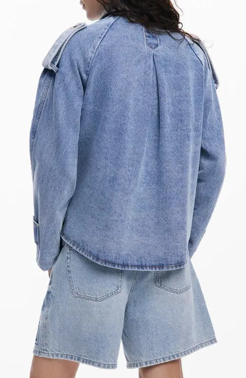 Desigual Oversized Denim Trucker Jacket