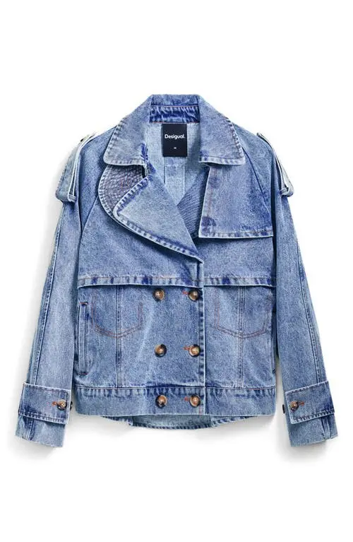 Desigual Oversized Denim Trucker Jacket