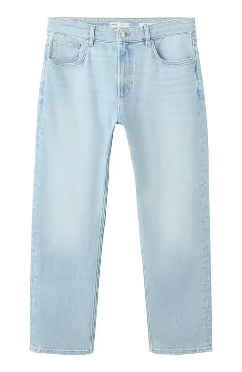 Mango Ben Tapered Jeans - Light Blue