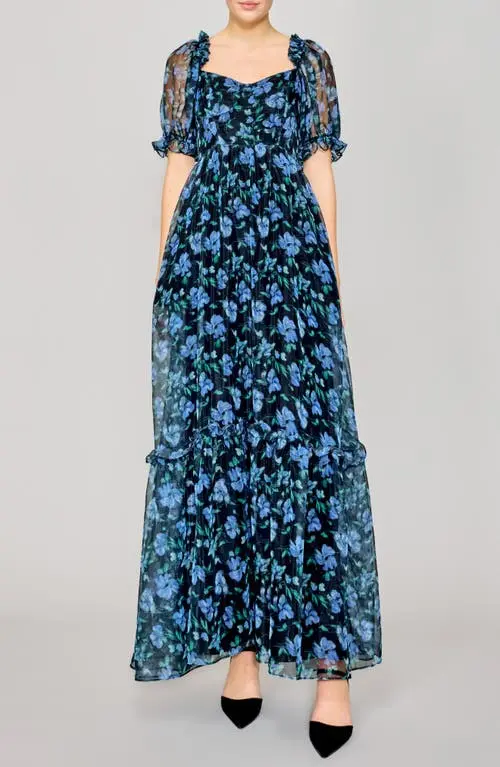 MELLODAY Floral Chiffon Gown