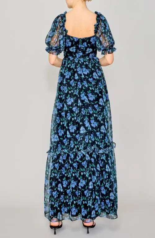 MELLODAY Floral Chiffon Gown