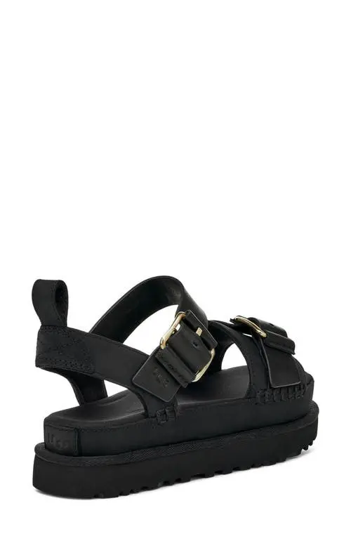 UGG Goldenstar Villa Platform Sandals - Black