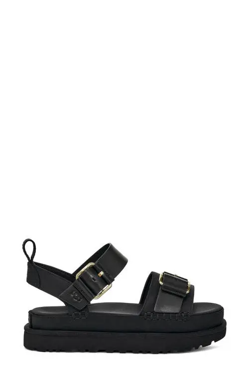 UGG Goldenstar Villa Platform Sandals - Black