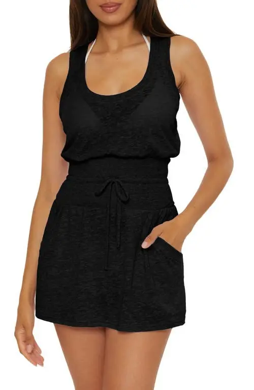 BECCA® By Rebecca Virtue Beach Date Burnout Cover-up Dress - Black