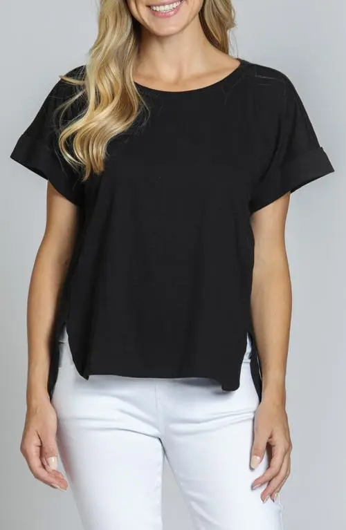 APNY High-low Hem T-shirt - Black