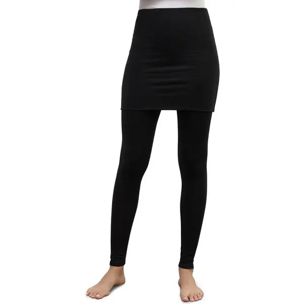 MARCELLA Burke Skirted Leggings - Black