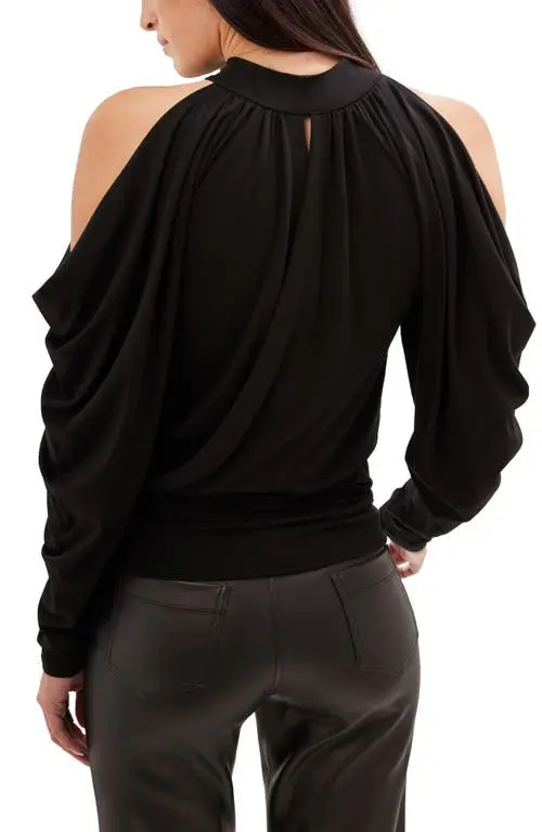 MARCELLA Perry Draped Cold Shoulder Top