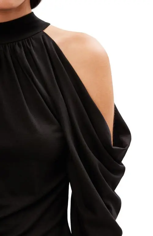 MARCELLA Perry Draped Cold Shoulder Top