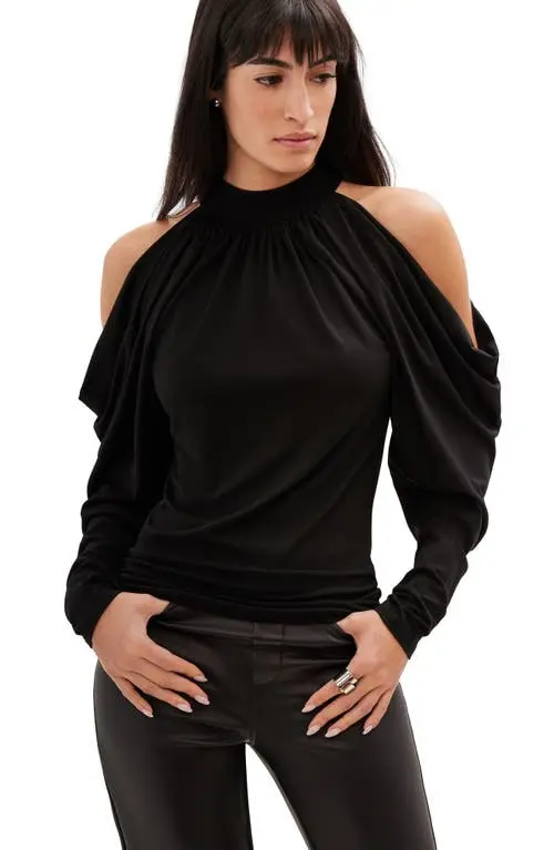 MARCELLA Perry Draped Cold Shoulder Top