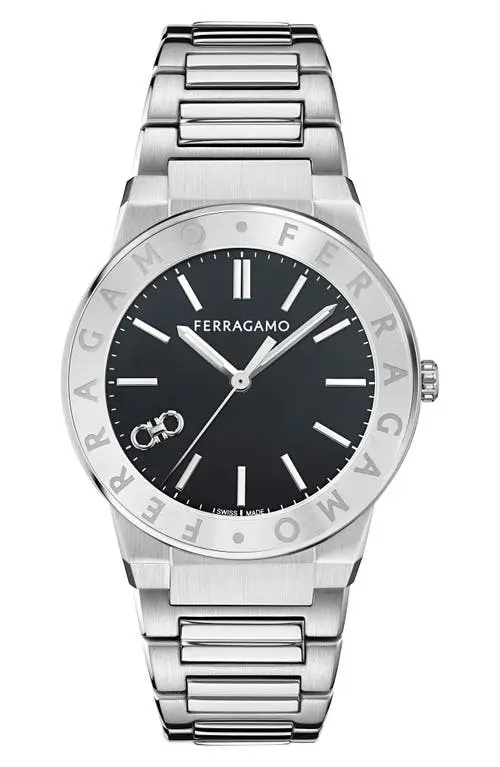 FERRAGAMO Logo Bracelet Watch - Stainless Steel