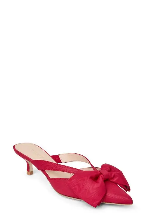 Jack Rogers Cynthia Bow Mules - Carmine Red