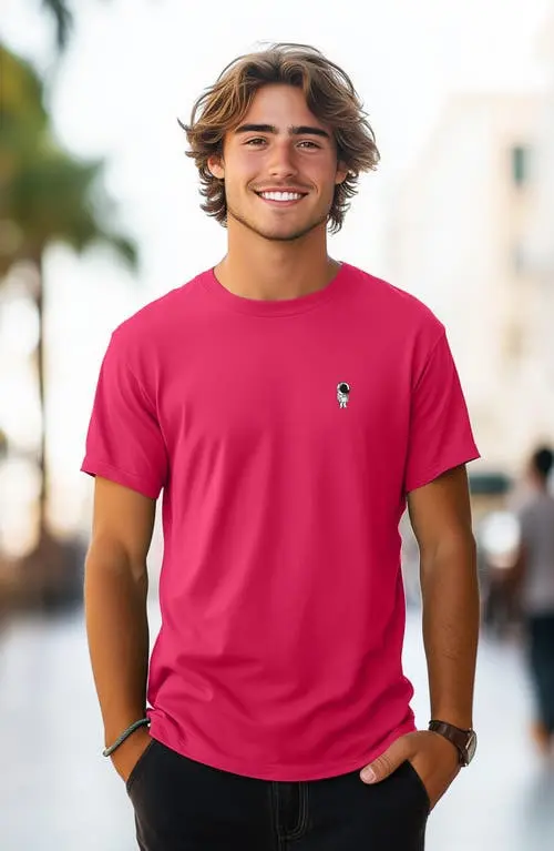 DALIX Astronaut Tee - Fuchsia