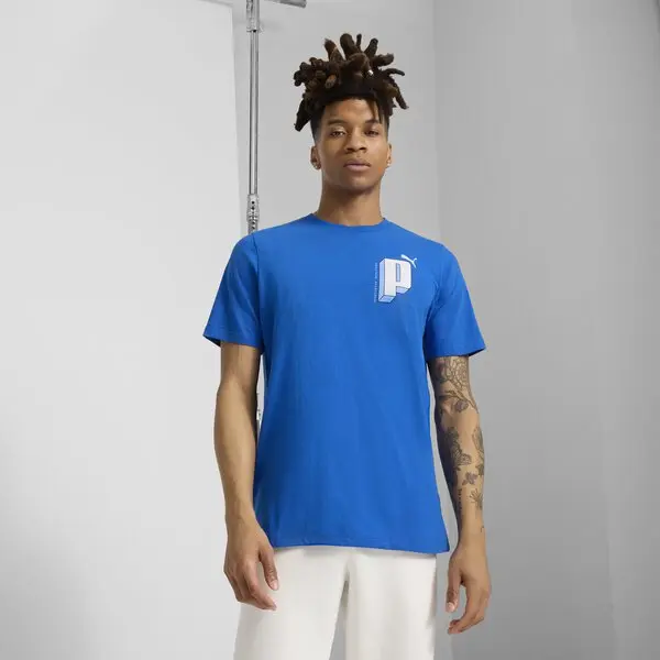 PUMA Graphics Letter T-shirt - Blue