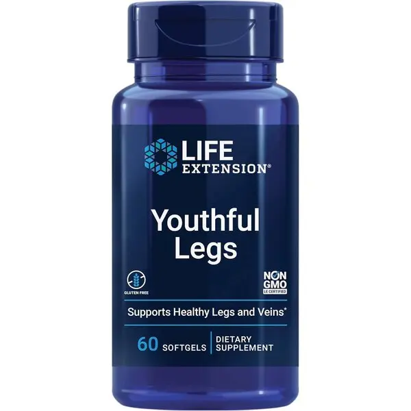 LIFE EXTENSION Youthful Legs 60 Softgels - One-color