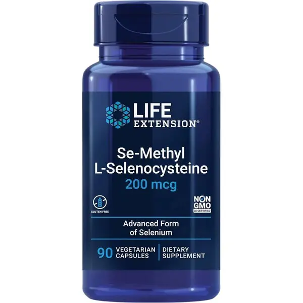 LIFE EXTENSION Se-methylselenocysteine 200mcg 90 Capsules - One-color