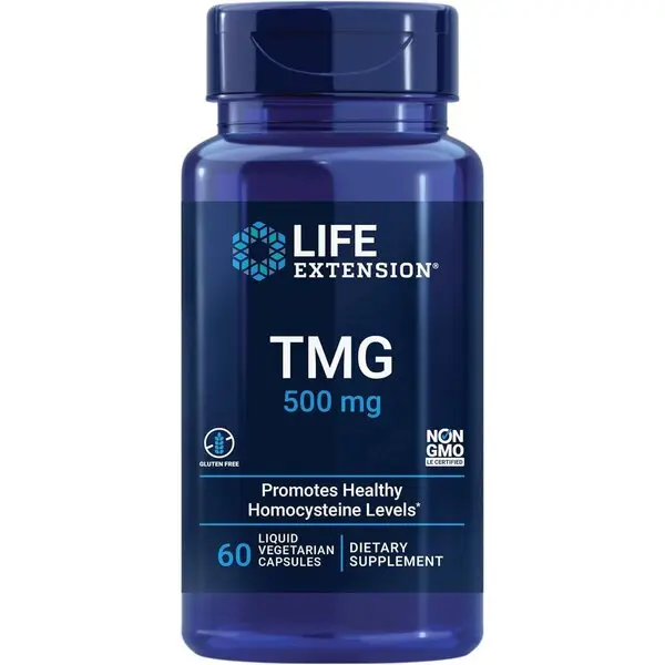 LIFE EXTENSION Tmg 500mg 60 Capsules - One-color