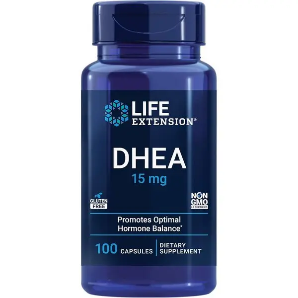 LIFE EXTENSION Dhea 15mg 100 Capsules - One-color