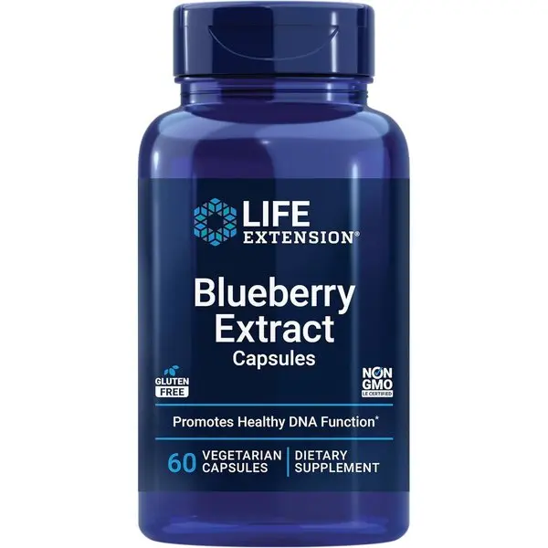 LIFE EXTENSION Blueberry Extract 60 Capsules - One-color