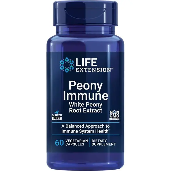 LIFE EXTENSION Peony Immune 60 Capsules - One-color