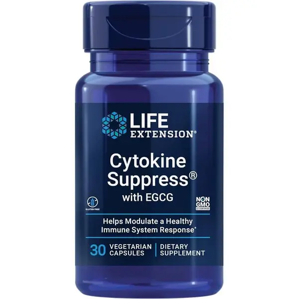 LIFE EXTENSION Cytokine Suppress With Egcg 30 Capsules - One-color