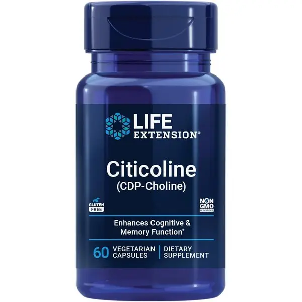 LIFE EXTENSION Citicoline 60 Capsules - One-color
