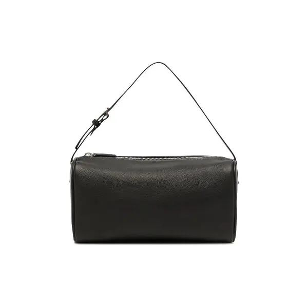 THE ROW 90s Leather Shoulder Bag - Black