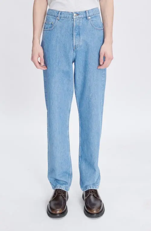 A.p.c. Fairfax Relaxed Straight Leg Jeans - Ial Washed Indigo