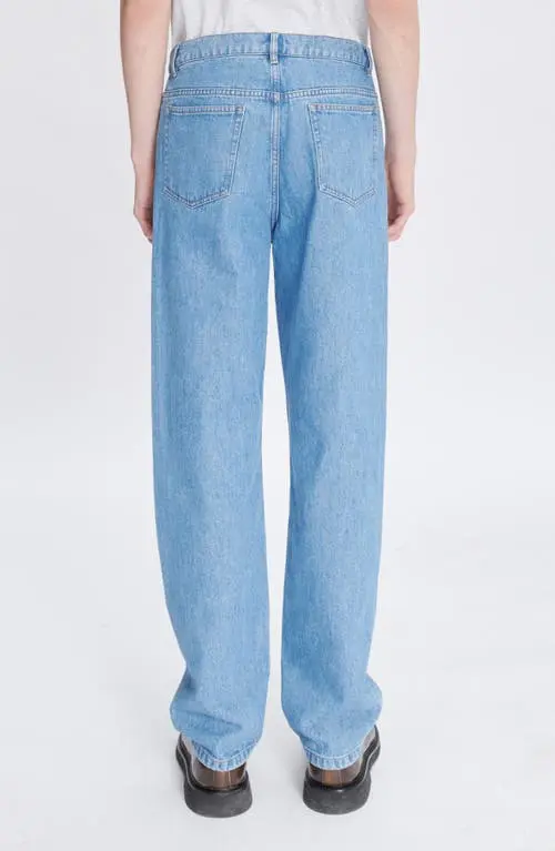 A.p.c. Fairfax Relaxed Straight Leg Jeans - Ial Washed Indigo