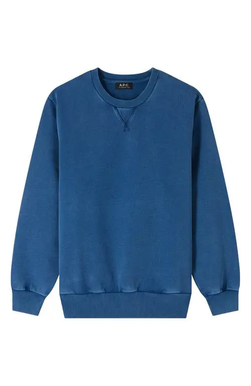 A.p.c. Sweat Label Garment Dye Sweatshirt