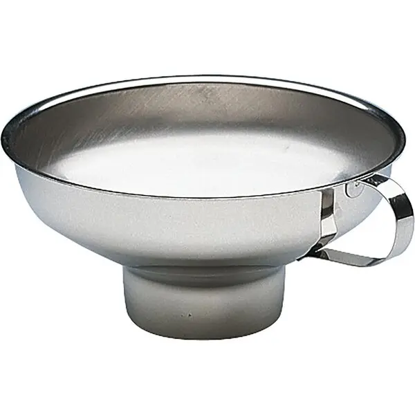 KUCHENPROFI Wide Mouth Canning Funnel, Stainless Steel - Silver