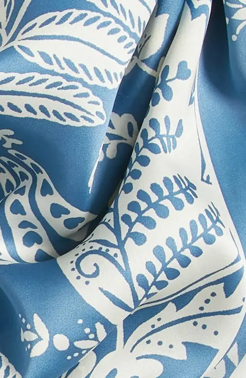 & Other Stories Bird & Floral Print Scarf