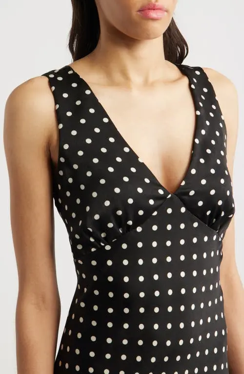 Lulus Julia Polka Dot Slipdress