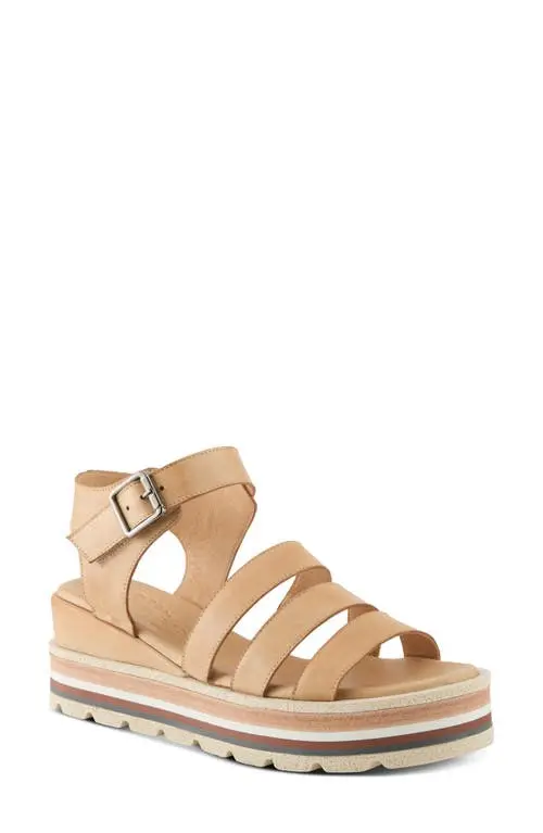SPRING STEP SHOES Gosalina Platform Sandal - Beige