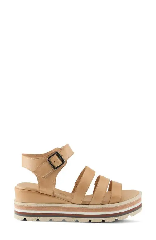 SPRING STEP SHOES Gosalina Platform Sandal - Beige