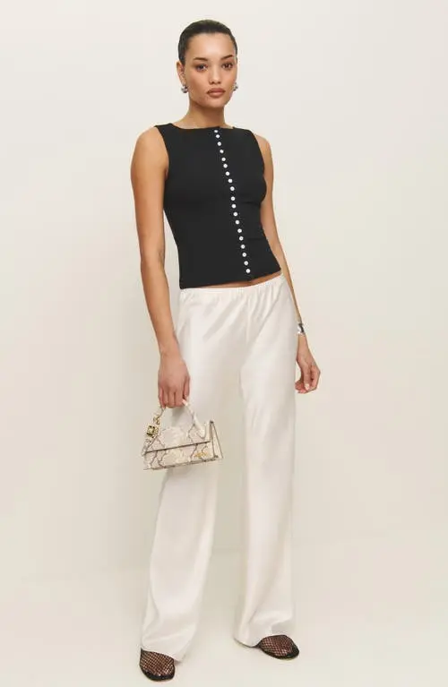 REFORMATION Julie Knit Tank - Black
